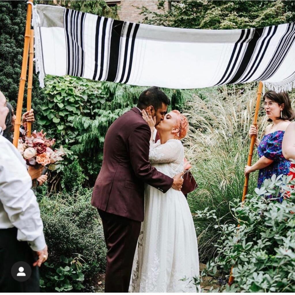 Hand Held Chuppah - Chuppah Rental NYC, New York, New Jersey, Long Island